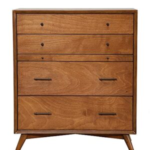 Alpine Furniture Flynn Chest, 38" W x 18" D x 43" H, Acorn