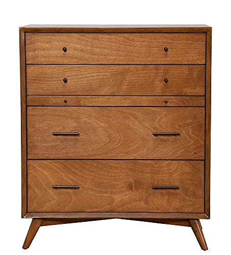 Alpine Furniture Flynn Chest, 38" W x 18" D x 43" H, Acorn