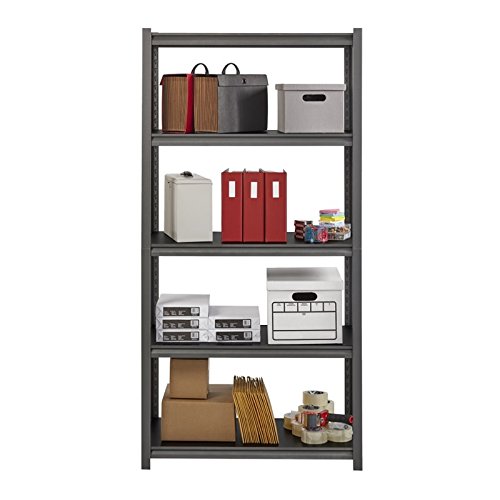 Hirsh 3,200 lb Capacity Iron Horse Shelving - 5 Compartment(s) - 72" Height x 36" Width x 18" Depth