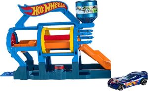 hot wheels turbo jet car wash play set