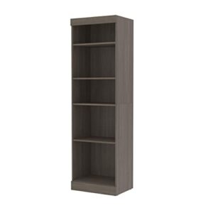 Bestar Pur 25W Shelving Unit in bark Grey