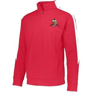 greekgear kappa alpha psi track jacket x-large true red/white