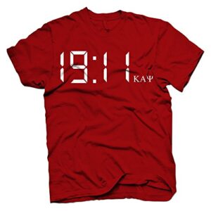 kappa alpha psi time t-shirt (medium, red)