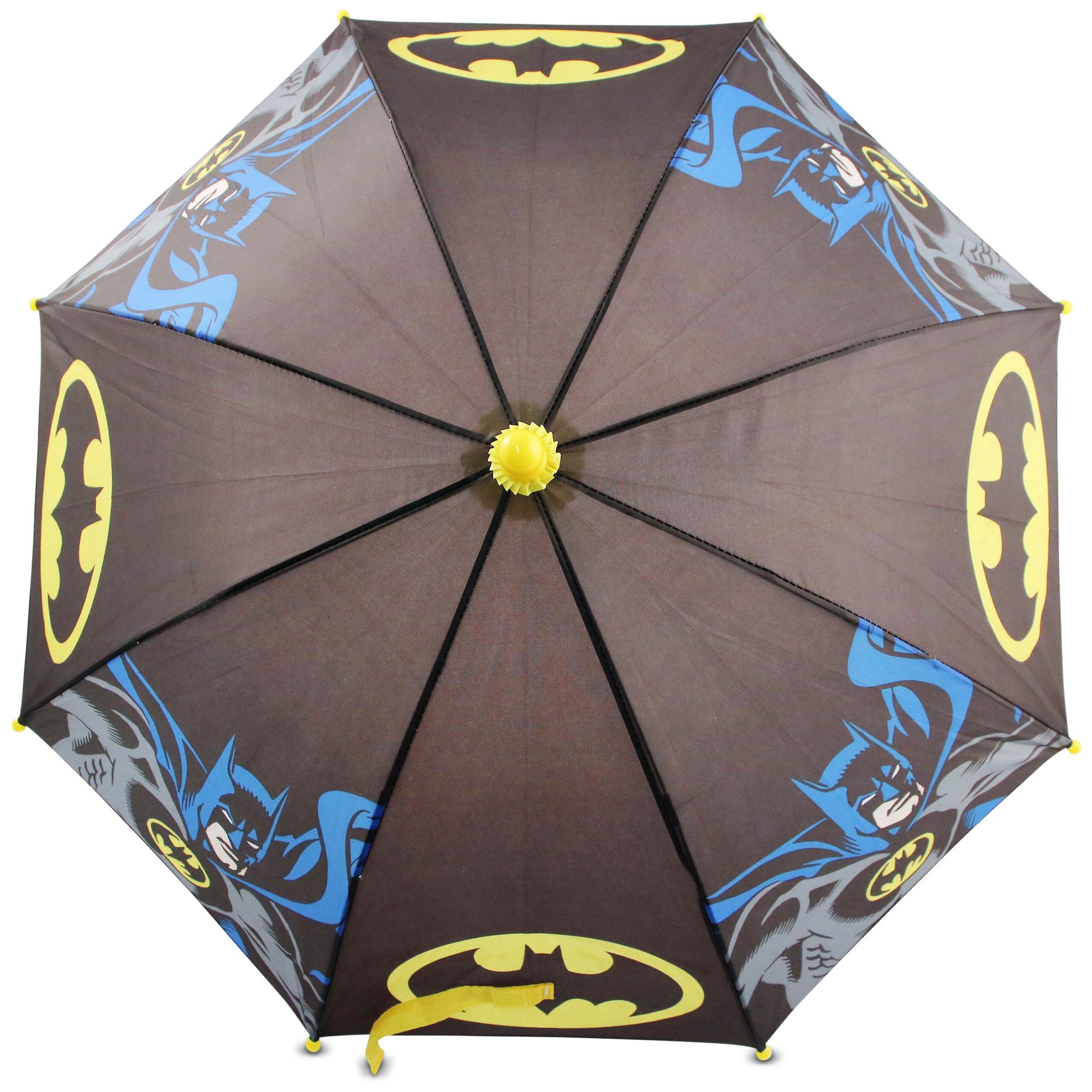 DC Comics Kids Umbrella, Batman Rain Wear For Boys Ages 3-6