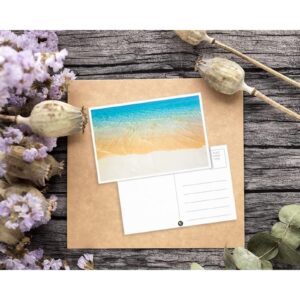 Best Paper Greetings 40 Pack Bulk Nautical Beach Seaside Postcards From Around the World for Mailing, 20 Assorted Designs (4 x 6 In)