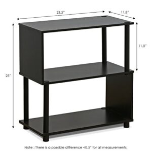 Furinno 3-Tier Flexi Rack, Espresso