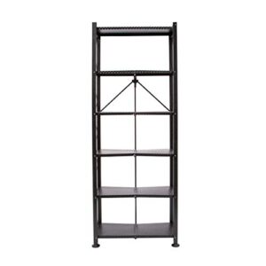 origami rb-otm-bla bookshelf, stamped shelving, black