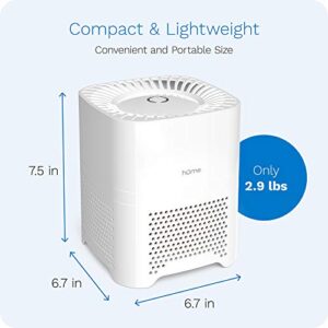 hOmeLabs 4-in-1 Compact Air Purifier - Quietly Ionizes and Purifies Air to Reduce Odors and Particles from the Air