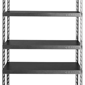 Gladiator "48" Wide EZ Connect Rack with Five 24" Deep Shelves", hammered granite