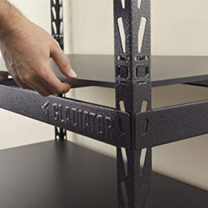 Gladiator "48" Wide EZ Connect Rack with Five 24" Deep Shelves", hammered granite