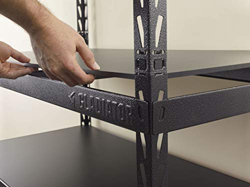 Gladiator "48" Wide EZ Connect Rack with Five 24" Deep Shelves", hammered granite