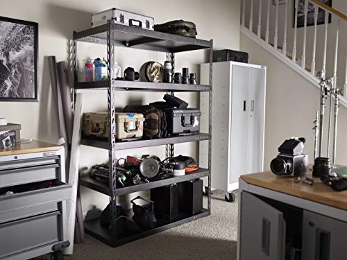 Gladiator "48" Wide EZ Connect Rack with Five 24" Deep Shelves", hammered granite