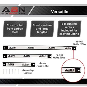 ABN Magnetic Tool Holder 3-Piece Set of 8in, 12in, 18in Strip Racks with Mounting Screws – For Garage and Workshop