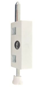 pro-lok entry armor epl-106-w patio door lock- keyed lg rectangle (white finish)