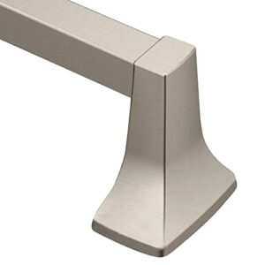 moen donner brushed nickel contemporary 24 inch -towel bar, p5124bn