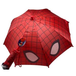 q new spiderman toddler boy umbrella age 3 and up, red/multi, size one size