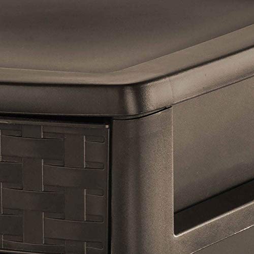 Sterilite Medium Weave Craft Office Supplies 3 Drawer Storage Organizer (8 Pack)