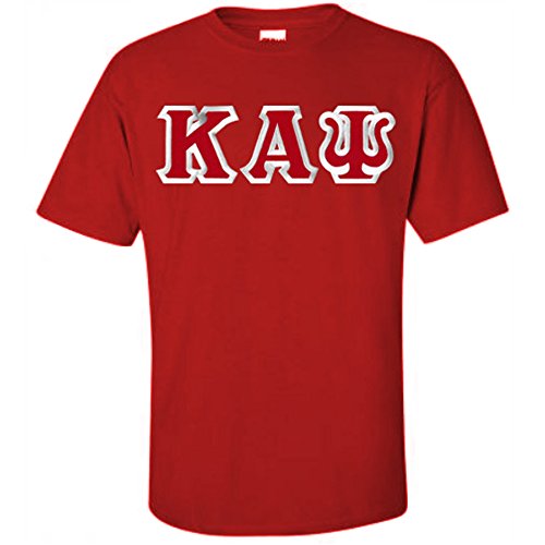 Kappa Alpha Psi Custom Twill Short Sleeve T-Shirt Large Red