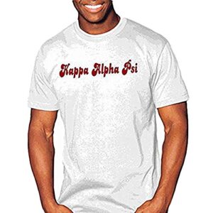 kappa alpha psi trucker tee large white