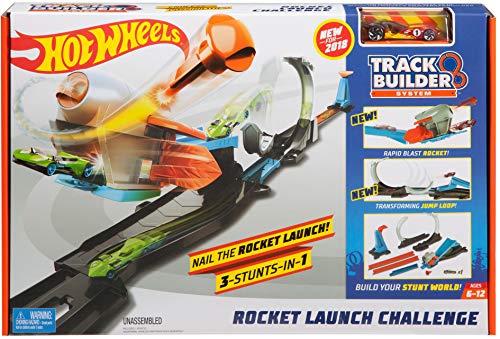 Hot Wheels Track Builder Rocket Launch Challenge playset