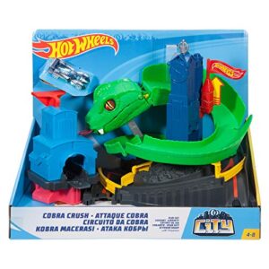 Hot Wheels City Cobra Crush Playset