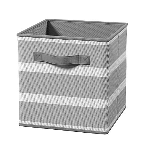 ClosetMaid 3256 Cubeicals Fabric Drawer, Gray Stripe