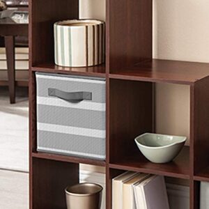 ClosetMaid 3256 Cubeicals Fabric Drawer, Gray Stripe