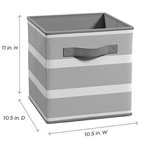 ClosetMaid 3256 Cubeicals Fabric Drawer, Gray Stripe