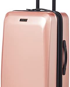 American Tourister Moonlight Hardside Expandable Luggage with Spinner Wheels, Rose Gold, Carry-On 21-Inch