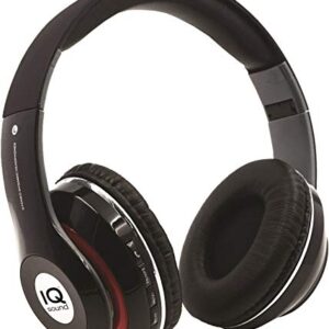 SuperSonic Wireless Headphones and Mic Headphone, Black