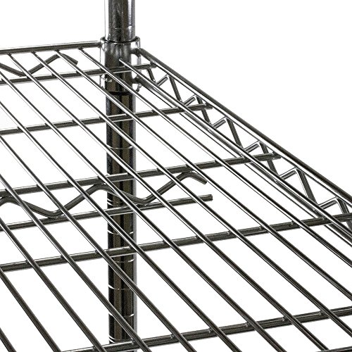 Shelving Inc. 12" d x 54" w Chrome Wire Shelving with 2 Tier Shelves, Weight Capacity 800lbs Per Shelf