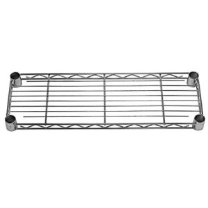 Shelving Inc. 8" d x 24" w Chrome Wire Shelving with 3 Tier Shelves, Weight Capacity 800lbs Per Shelf