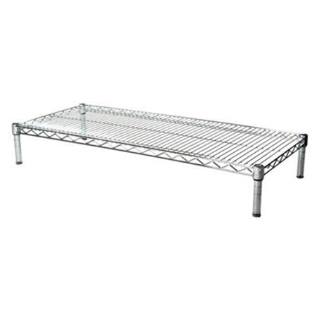 Shelving Inc. 24" d x 60" w Chrome Wire Shelving with 1 Shelf