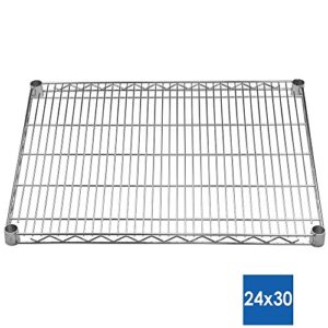 Shelving Inc. 24" d x 36" w x 54" h Chrome Wire Shelving with 4 Shelves