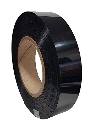 Decorative Gondola Shelving Vinyl Insert for Ticket Channel 130 FT. x 1.25 in. - 10 Pack - Black