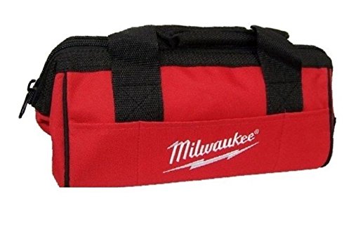 Milwaukee M12 6 Pockets Heavy Duty Canvas Contractor Tool Bag 13"L x 6" W x 7"H 902048016