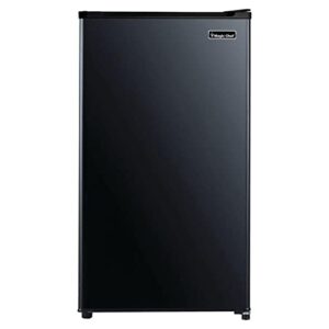 Magic Chef MCBR440B2 4.4 Cubic Feet Compact Mini Refrigerator & Freezer with Adjustable Temperature Control, Black