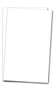 8.5 x 14 white legal size card stock paper - 250 sheets - 65lb cover cardstock - perfect for documents, programs, menus