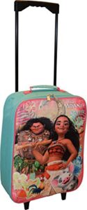 disney moana 15" collapsible wheeled pilot case - rolling luggage