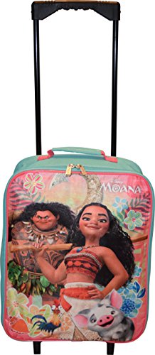 Disney Moana 15" Collapsible Wheeled Pilot Case - Rolling Luggage