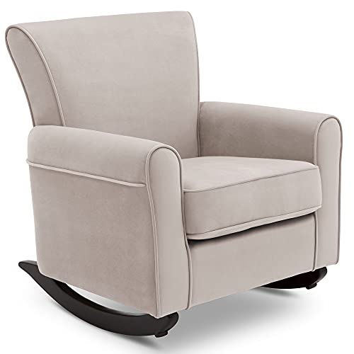 Delta Children Lancaster Rocking Chair Featuring Live Smart Fabric, Linen