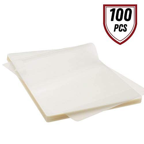 Thermal Laminating Pouches, 8.9" x 11.4", 100 Pack, 3 Mil, Compatible With All Thermal Laminators