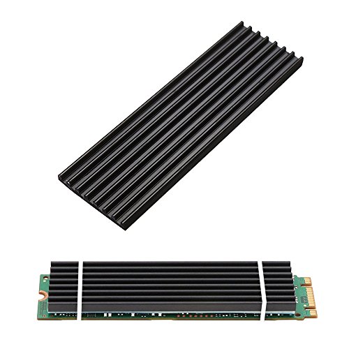 Voice on growth Aluminum PS5 Heatsinks for PCIe NVMe M.2 2280 SSD with Silicone Thermal Pad, DIY Laptop PC Memory Cooling Fin Radiation Dissipate (Ordinary Edition)