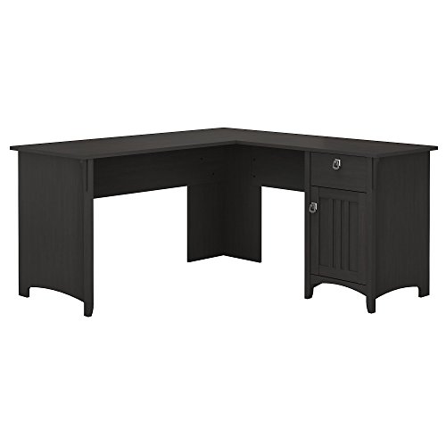 Bush Furniture Salinas Home Office Desk, Vintage Black, 60W