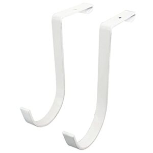 saferacks deck hooks (white) | two pack