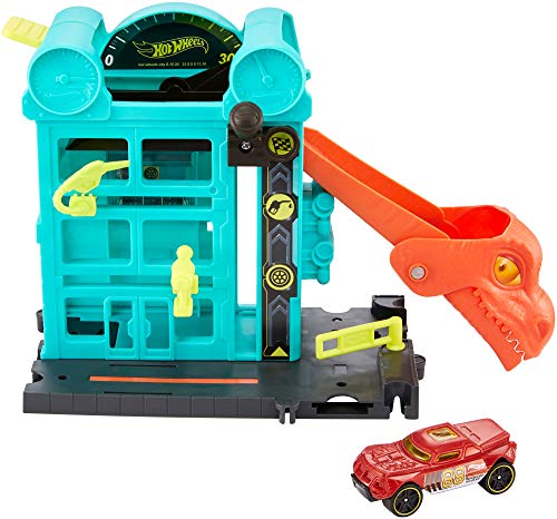 Hot Wheels Downtown Speed Shop Escape, playset