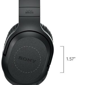 Sony Wireless RF Headphone 150-Foot Range, Noise Reduction, Volume Control, Voice Mode, 20-Hr Battery Life –NeeGo 6-ft 3.5mm RCA Plug Y-Adapter for TV