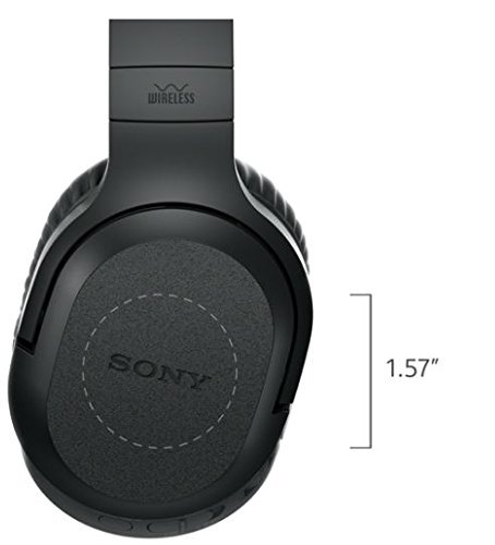 Sony Wireless RF Headphone 150-Foot Range, Noise Reduction, Volume Control, Voice Mode, 20-Hr Battery Life –NeeGo 6-ft 3.5mm RCA Plug Y-Adapter for TV