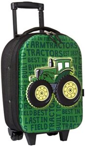 john deere boy's roller bag, green, one size