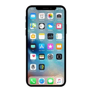 apple iphone x, us version, 64gb, silver - unlocked (renewed)